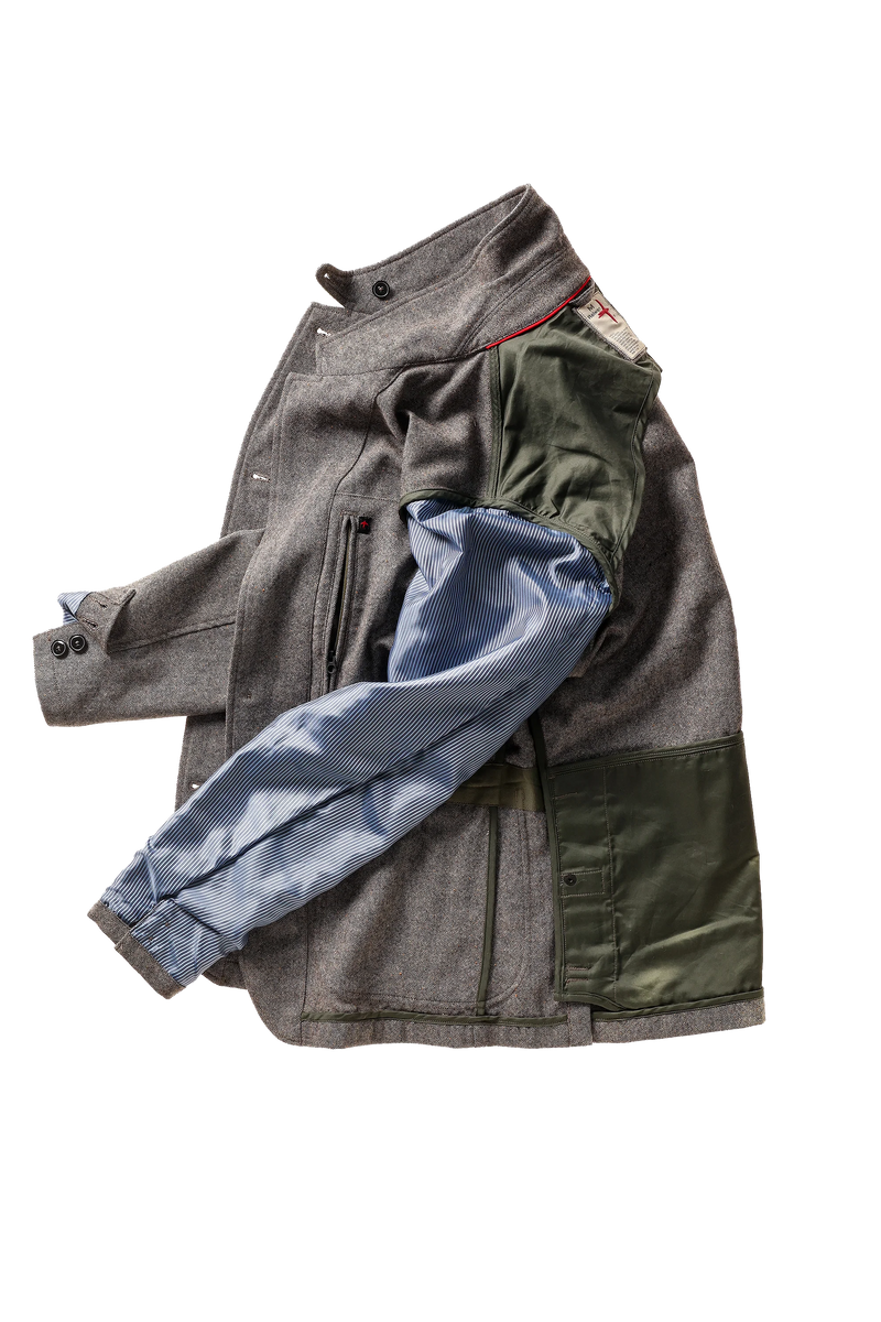 Relwen Heritage Trap Blazer in Light Charcoal – Jack Jerome